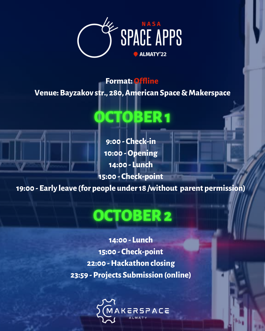 Almaty - Space Apps Challenge | 2022